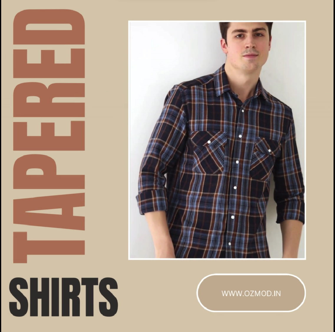 Tapered Shirts For Men - OZMOD